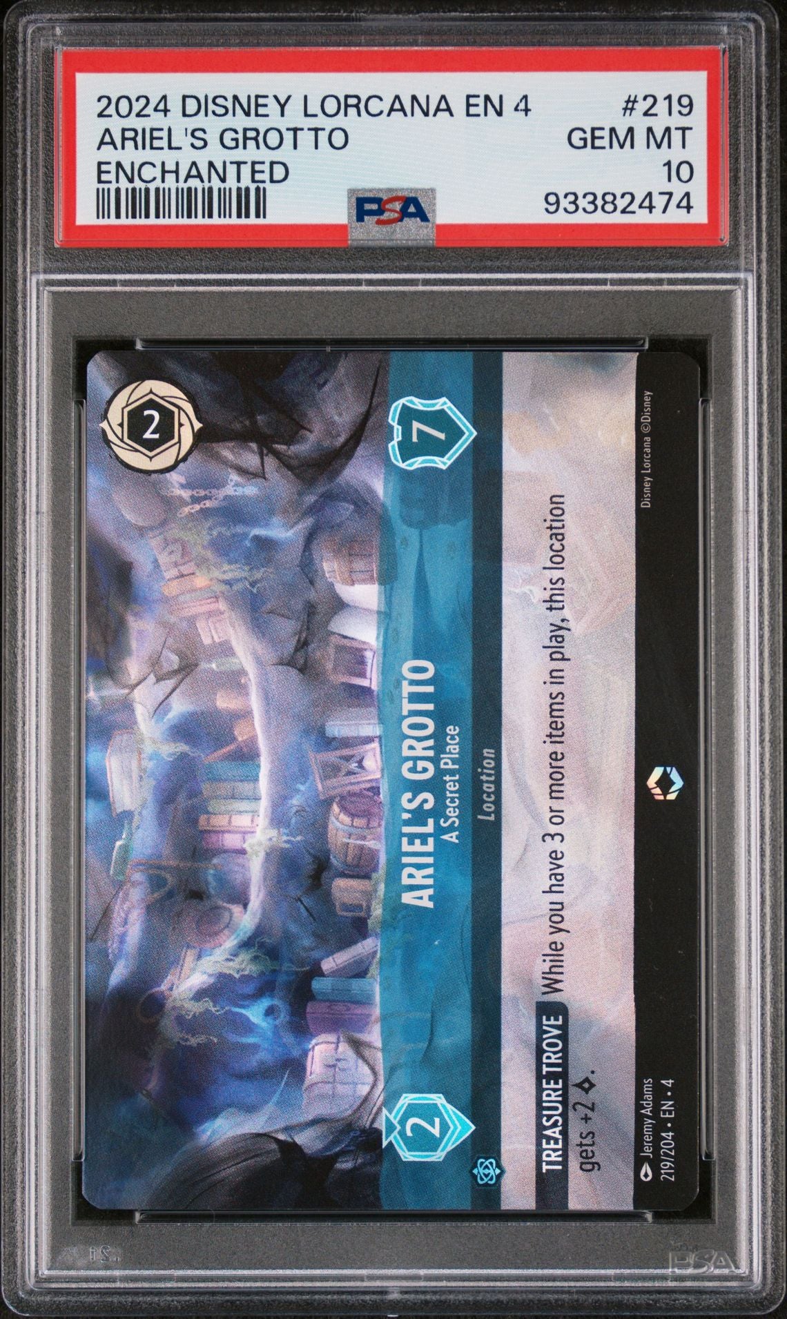 2024 DISNEY LORCANA URSULA'S RETURN 219 ARIEL'S GROTTO ENCHANTED - PSA ...